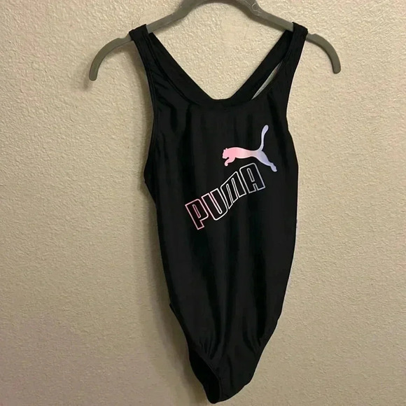 Puma | Swim | Puma One Piece Black Swimsuit Size Extra Large Youth ...